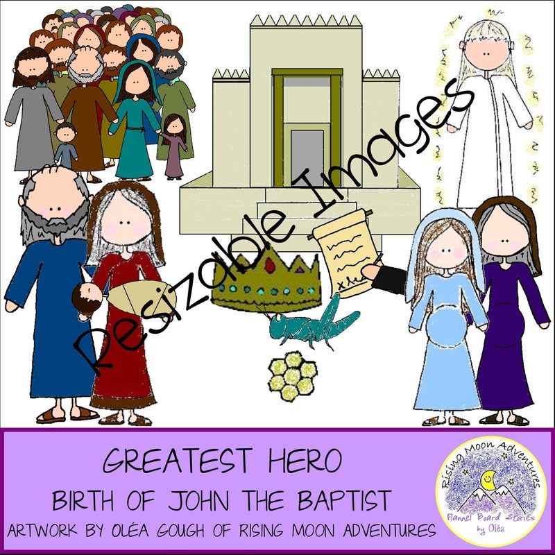 John the Baptist Clipart - Etsy