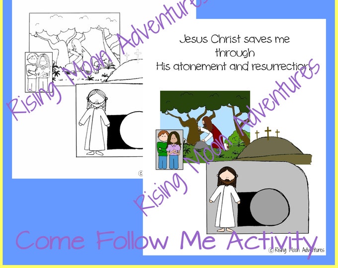 Jesus Saves Coloring Page and Colored Display Page Download - Etsy