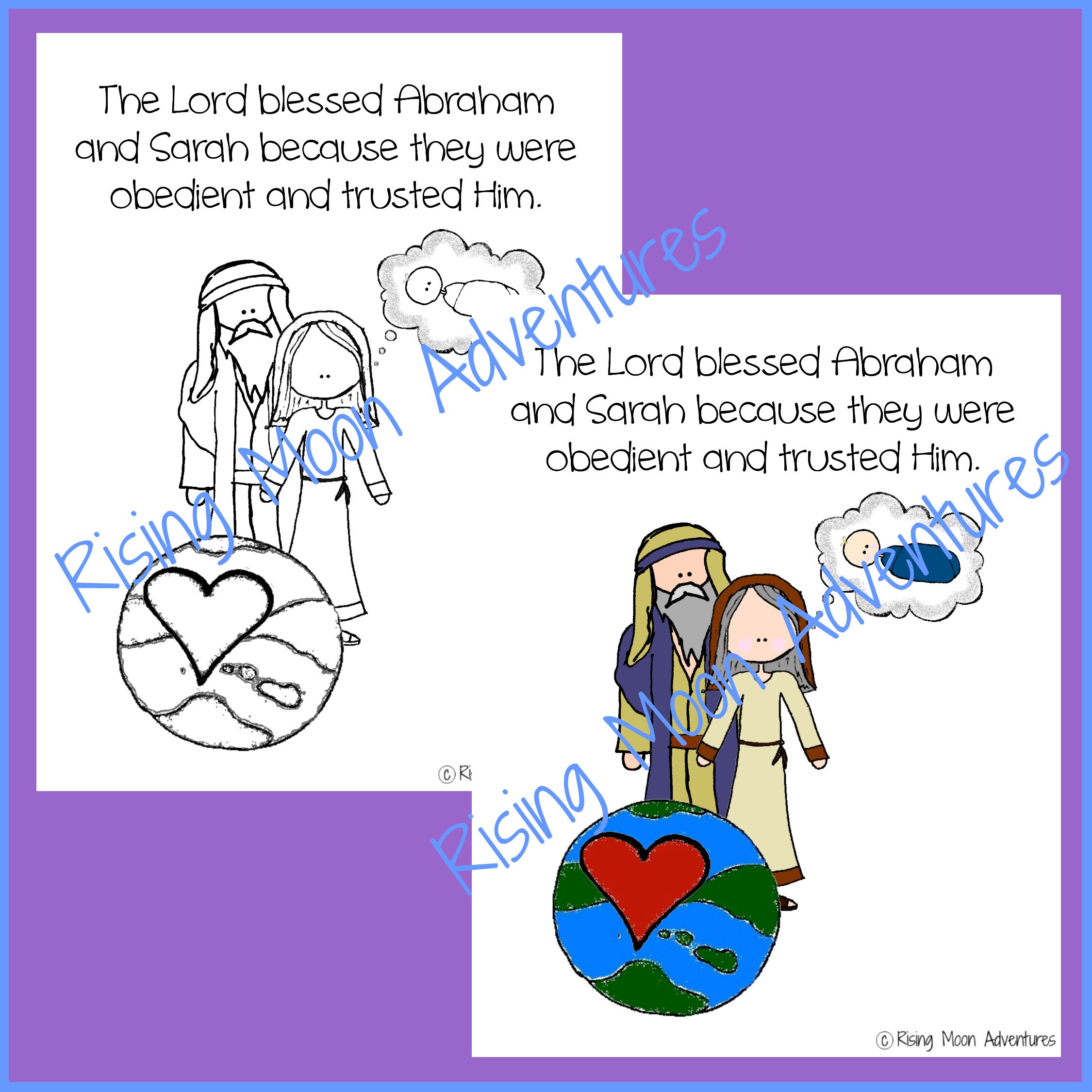 Abraham Y Sara Para Colorear 13 :: Cafa Ninos