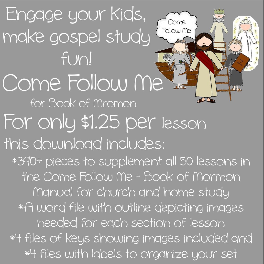 Come Follow Me 2024 Book of Mormon Download of Supplemental Images for ...