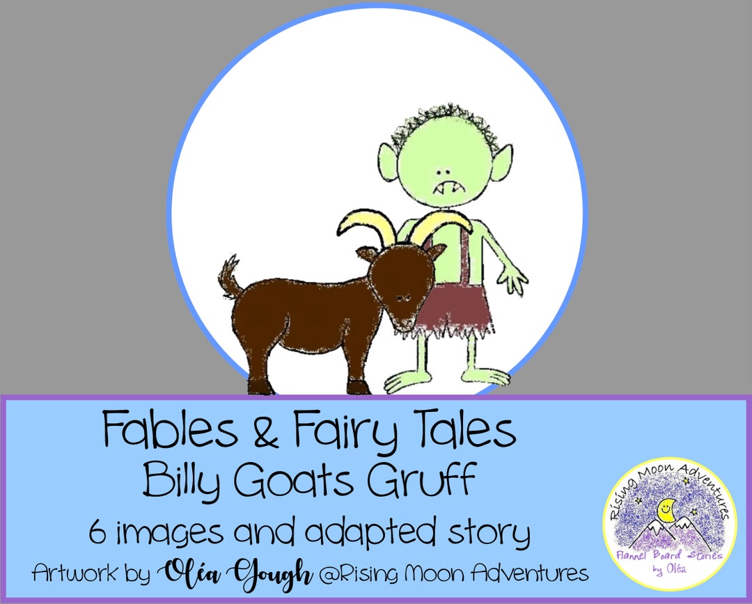 Billy Goats Gruff Images Download With Included Story - Etsy