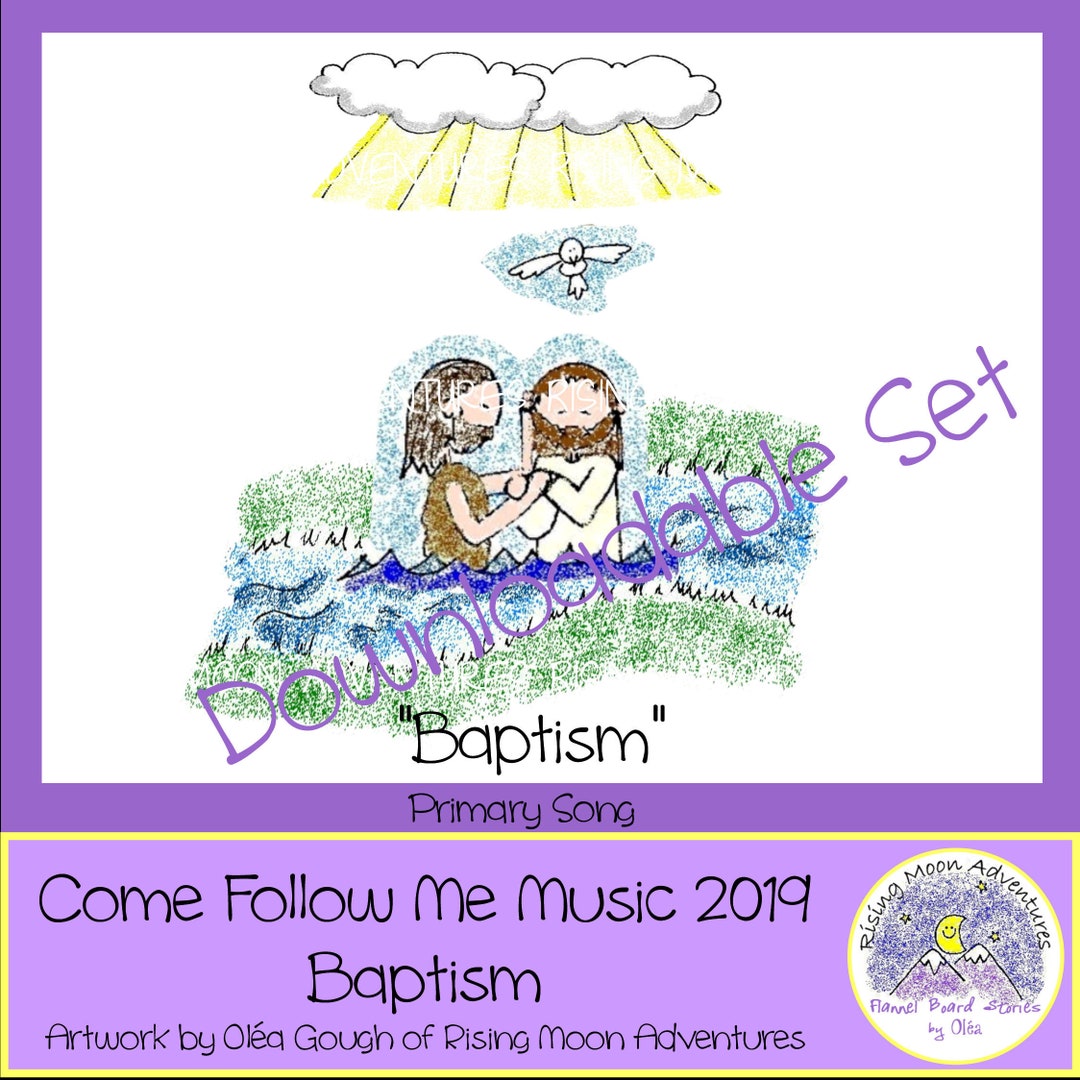 Come Follow Me 2019 Primary Song Flipchart Visual Aid Digital Download ...