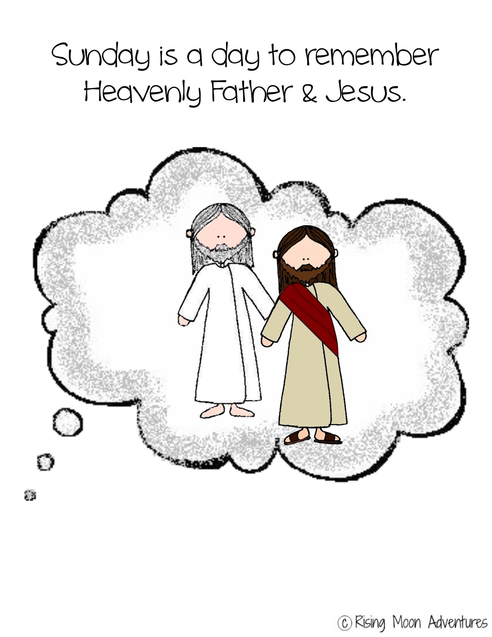 LDS Nursery Manual Behold Your Little Ones Lesson 7 Jesus Created the ...