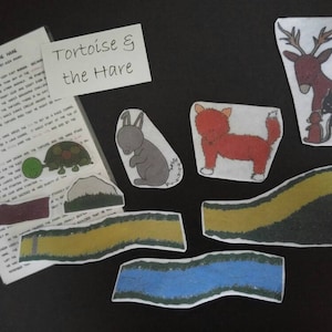 Tortoise and the Hare Flannel Board Stories Felt Set: A Lesson in ...