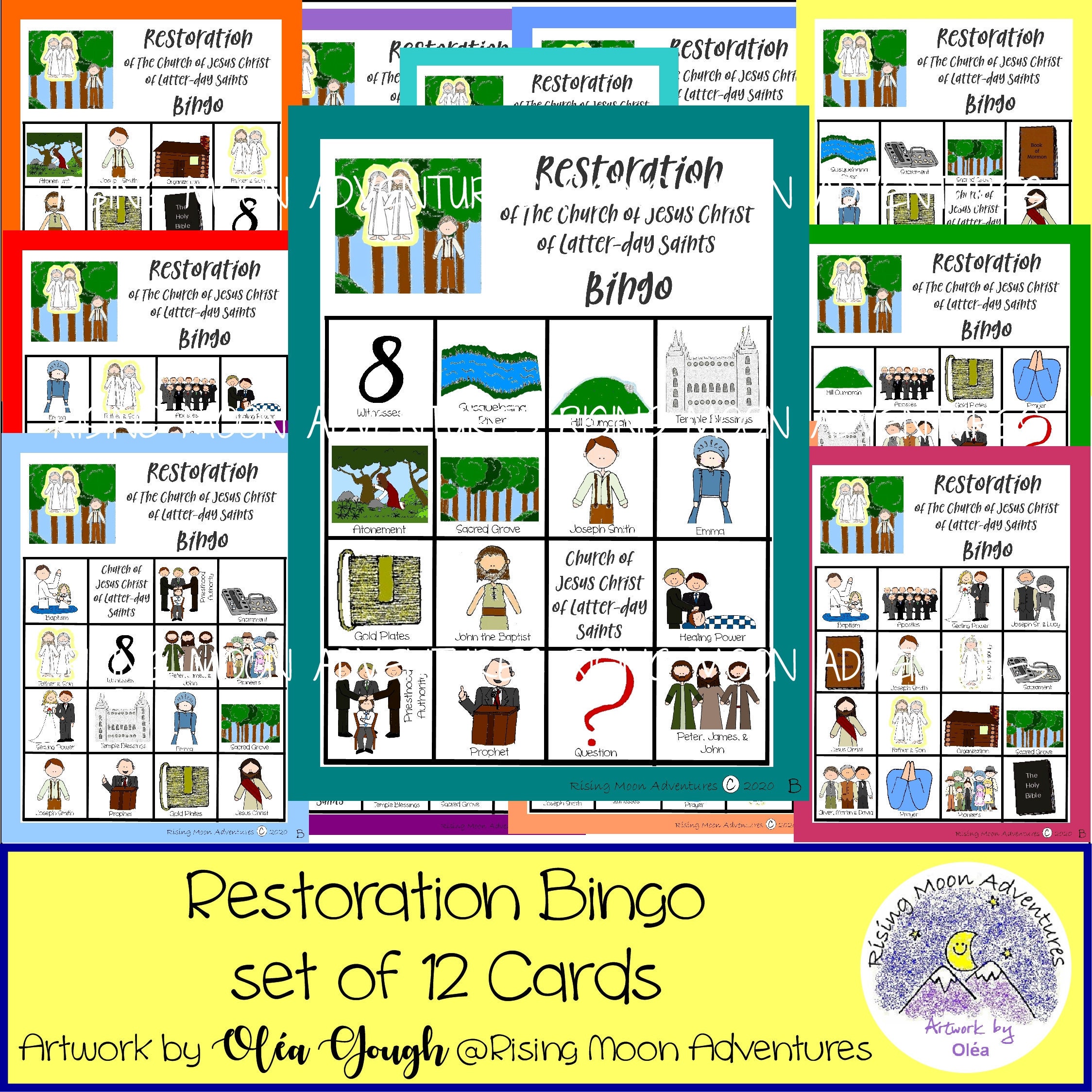 Restoration of the Church of Jesus Christ of Latter-day Saints Bingo ...