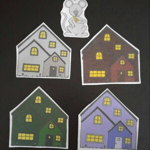 Little Mouse Little Mouse Color Game Cutouts - Etsy