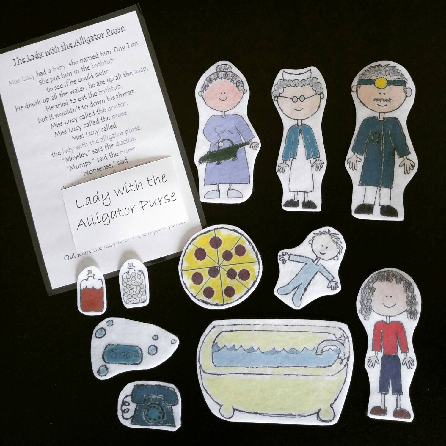 2 in 1 The Lady with the Alligator Purse and I Had a Little | Etsy