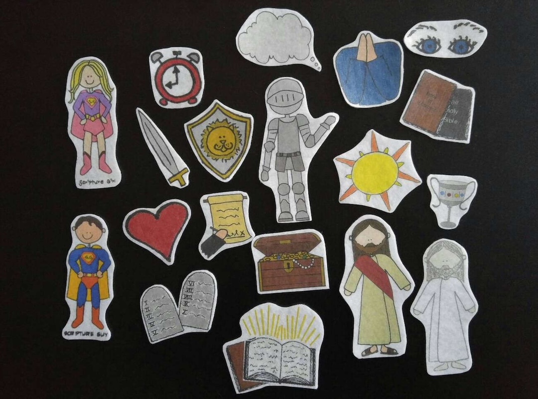 Scripture Power Primary Song Flannel Board Stories Felt Set - Etsy