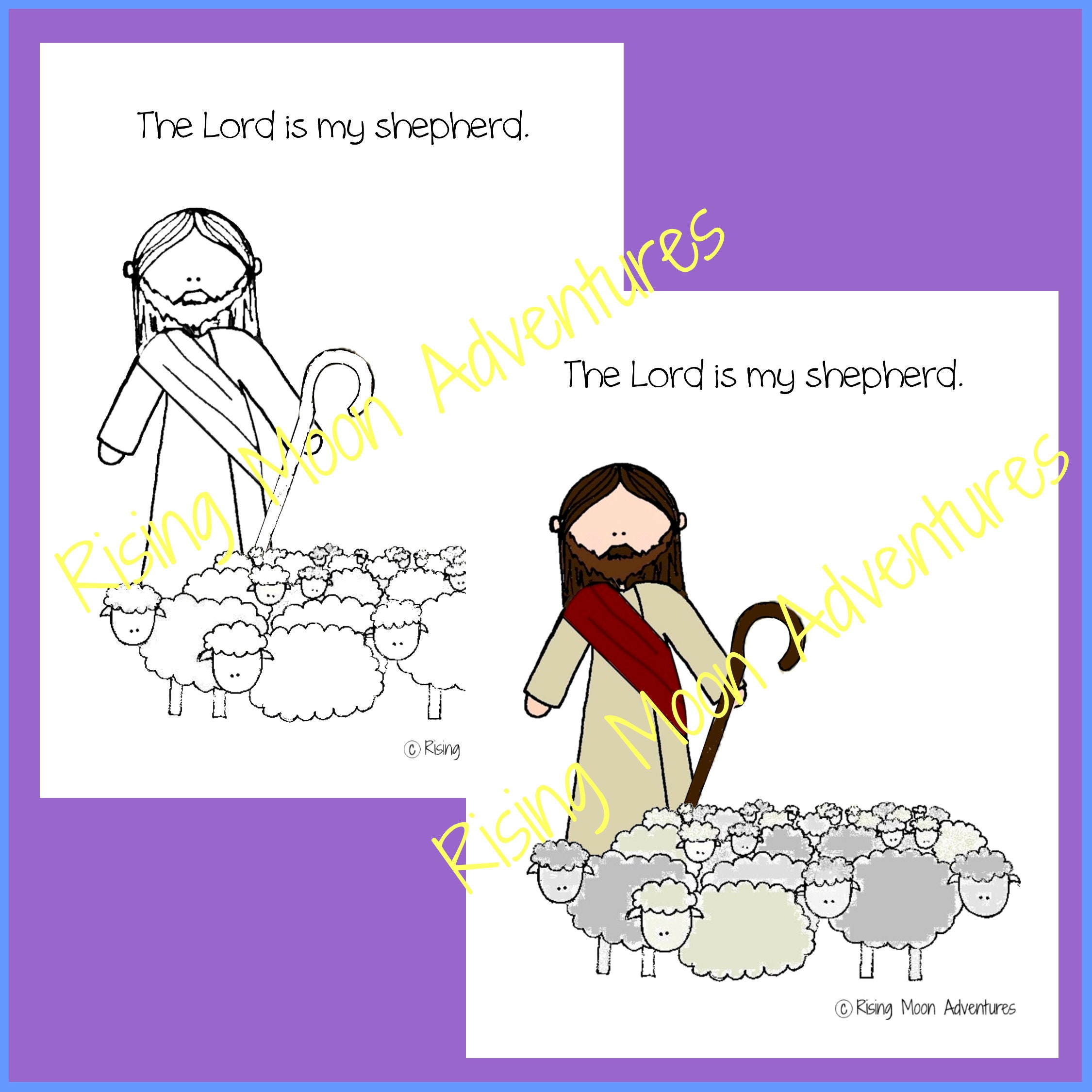 The Lord Is My Shepherd Coloring Page