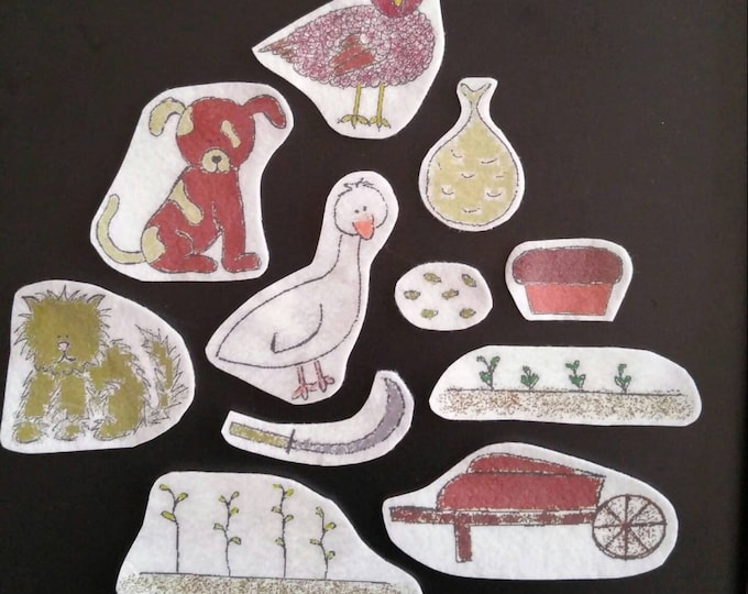 Little Red Hen Flannel Board Stories Felt Set With Story Card - Etsy