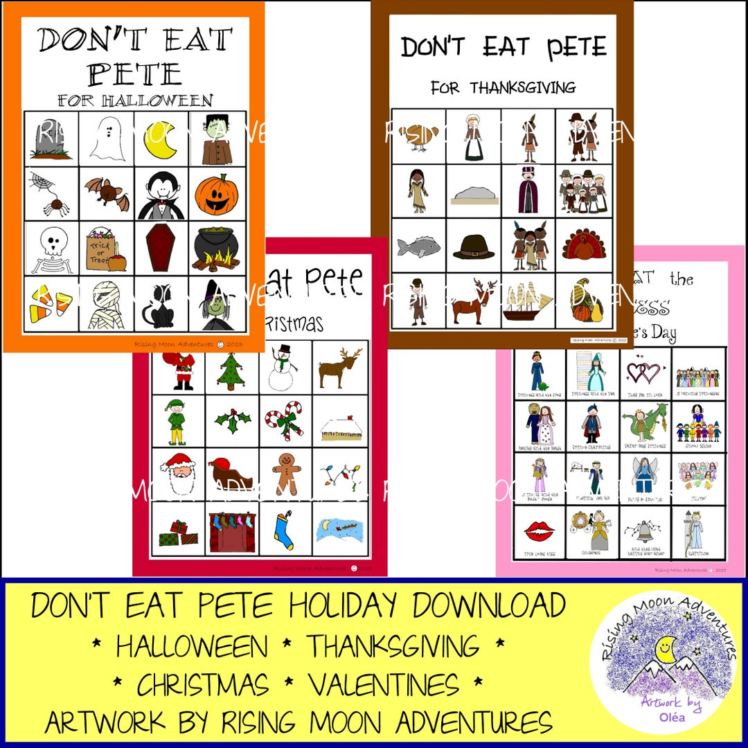 Don't Eat Pete *holiday Edition* Download - Etsy