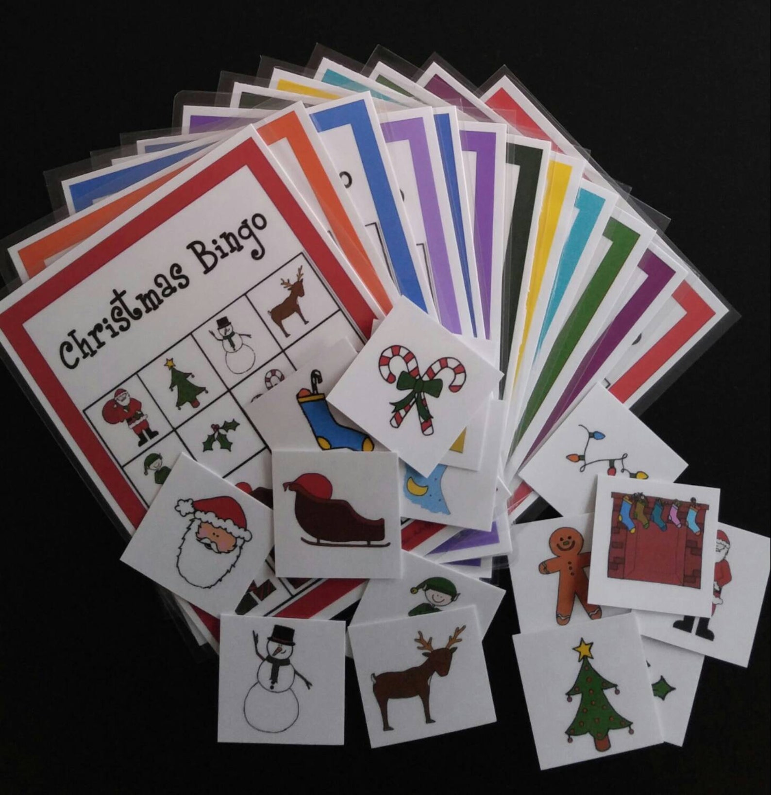 Christmas Bingo Game - Etsy