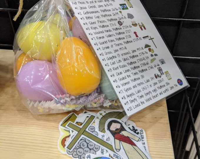 Resurrection Eggs Flannel Board Pieces to Tell the Easter Story Egg ...