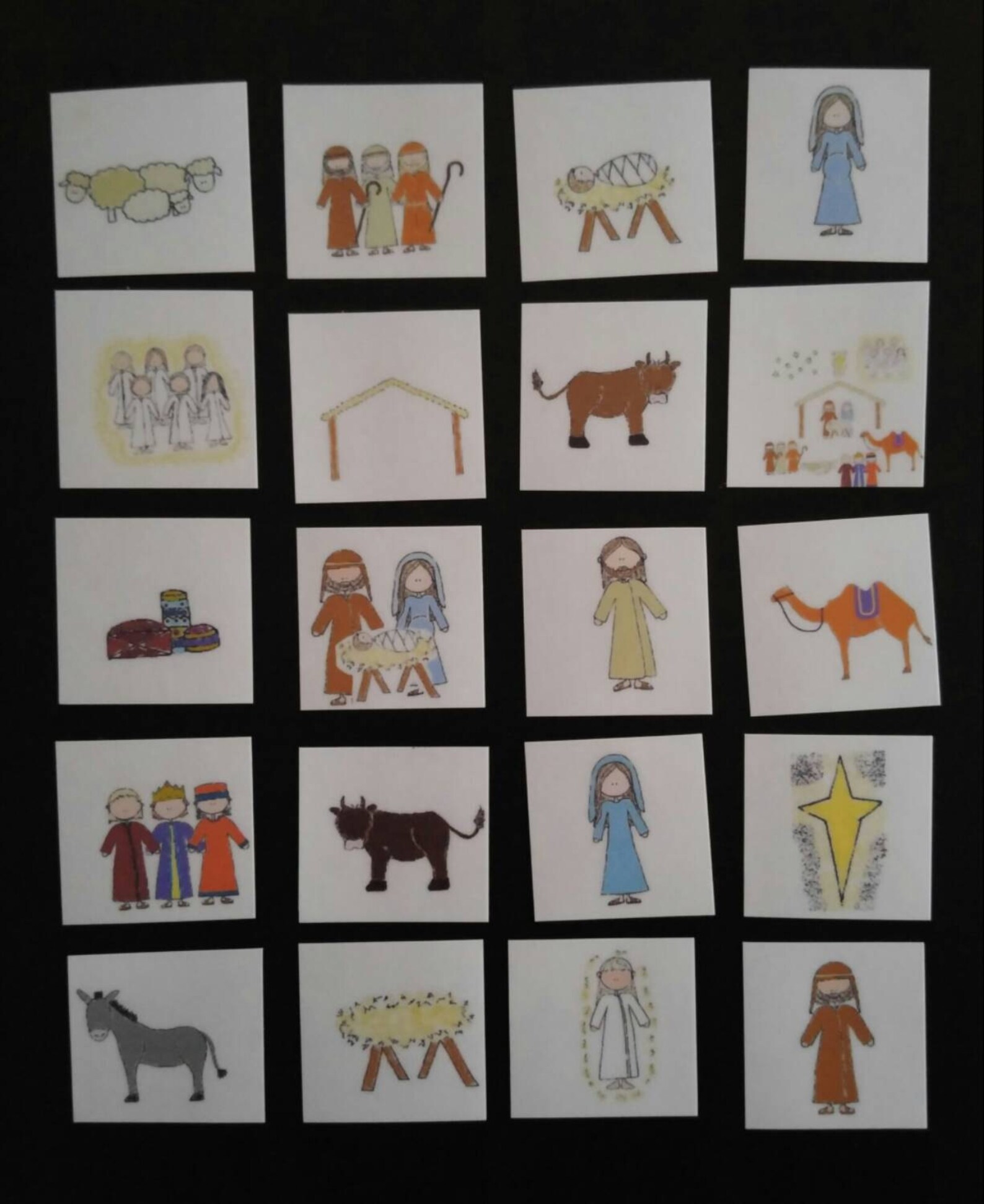 Christmas Nativity Bingo Game - Etsy