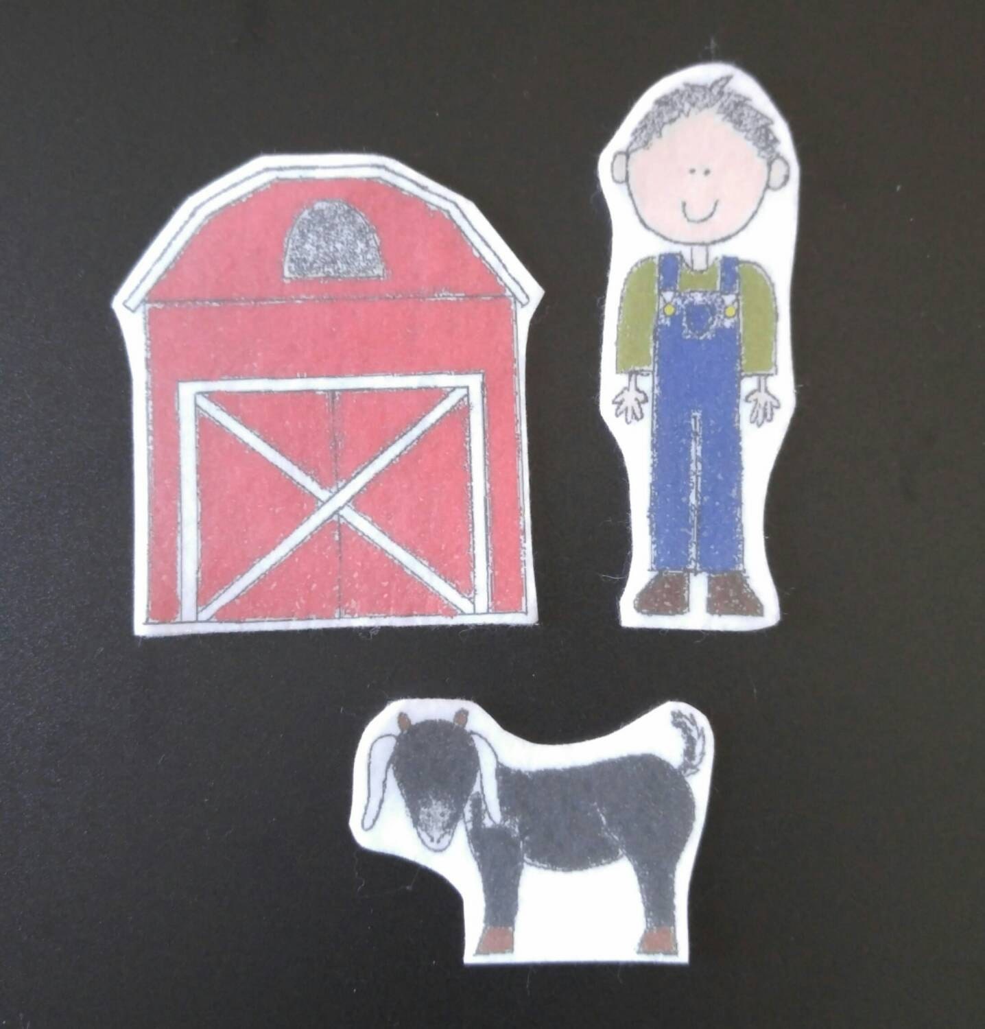 Old Mcdonald's Farm Flannel Board Stories Felt Set With Story Card - Etsy
