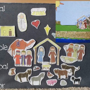 Countdown to Christmas Nativity Advent Calendar With Story - Etsy