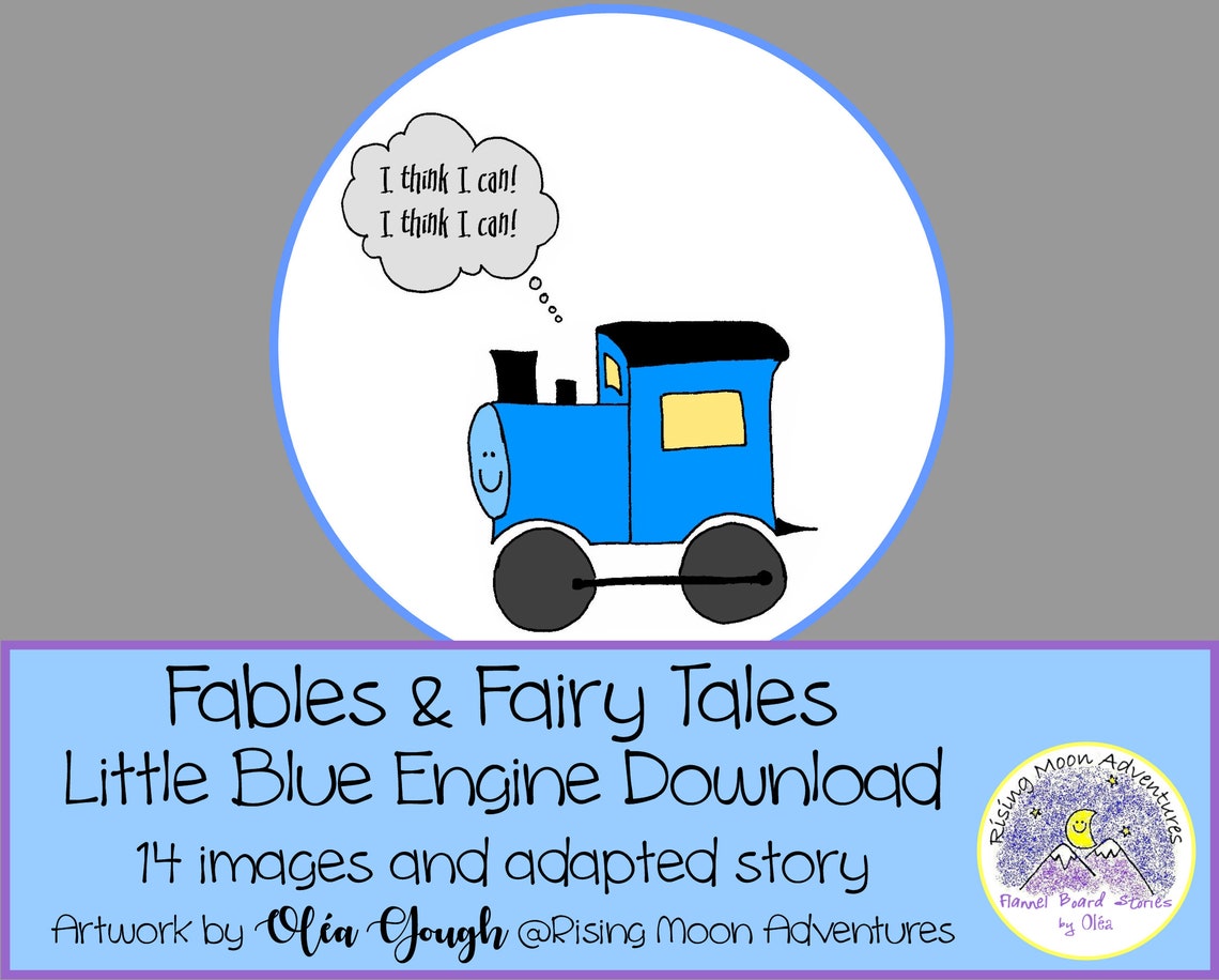 Little Blue Engine Images Download With Included Story - Etsy