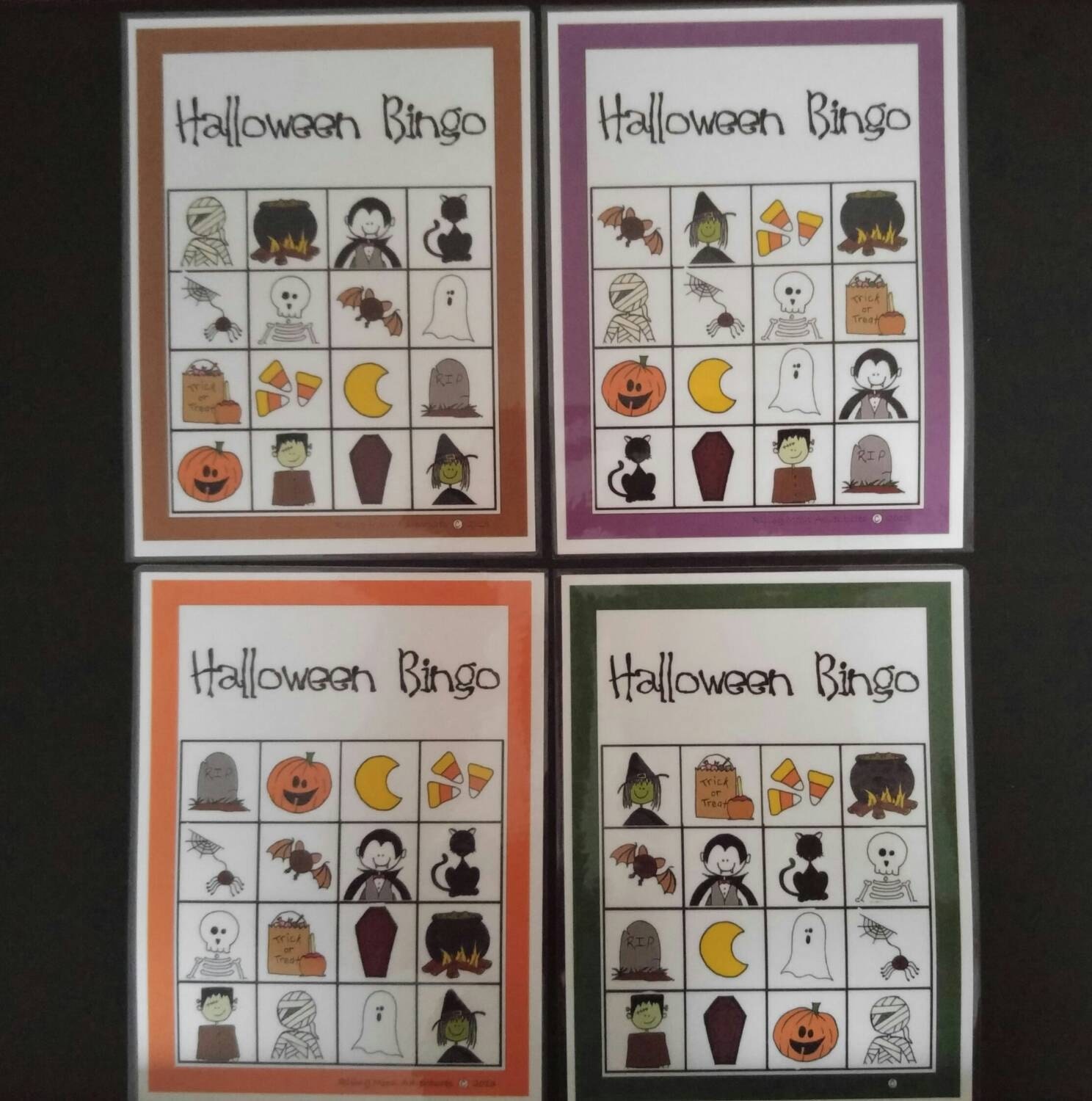Halloween Bingo Game | Etsy