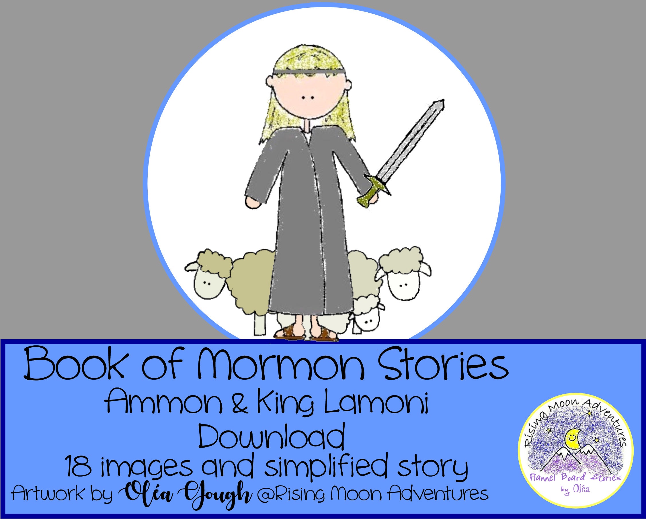 Ammon Cutouts Images Download With Story File Come Follow Me - Etsy