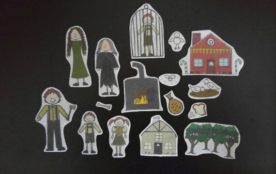 Hansel and Gretel Flannel Board Stories Felt Set With Story | Etsy