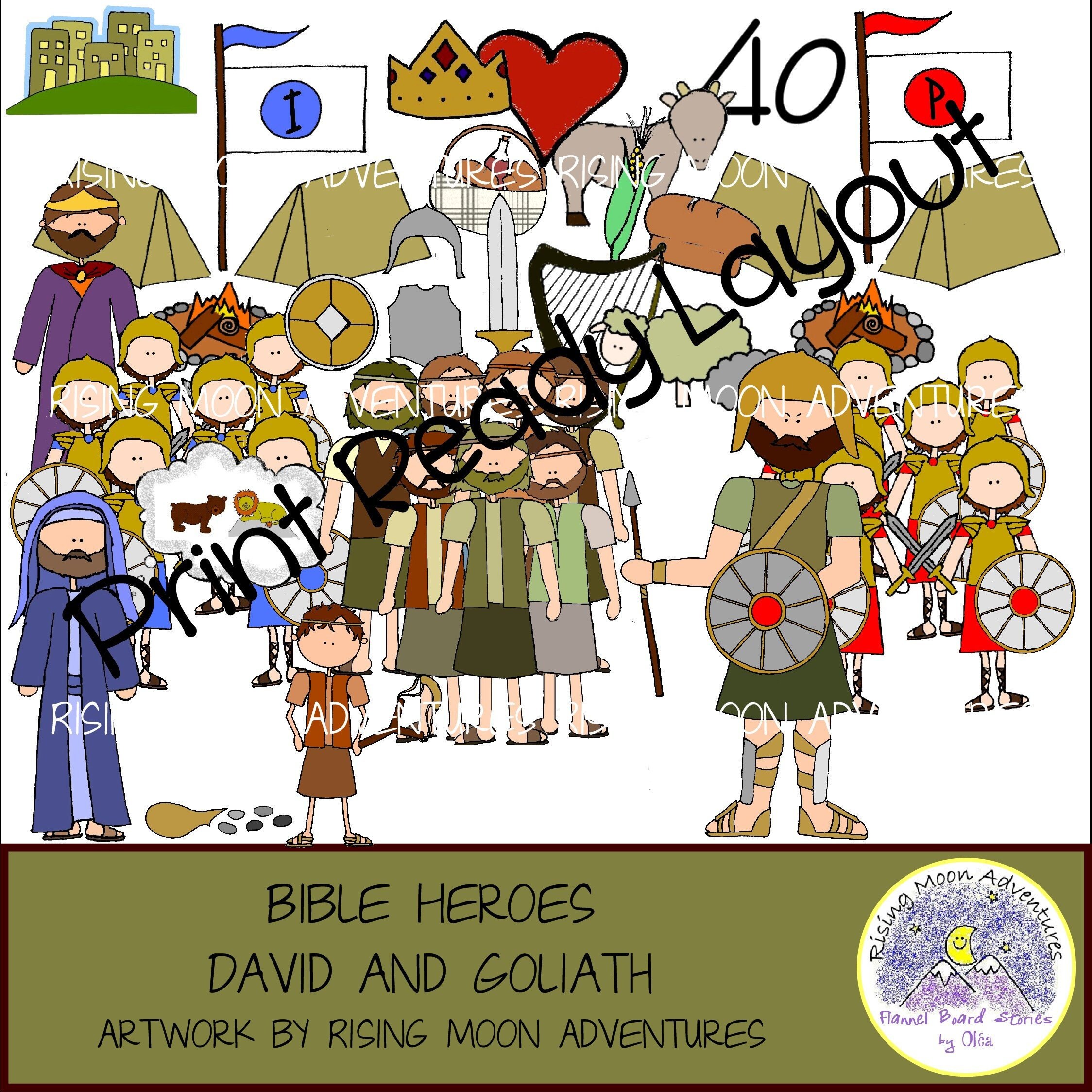 David And Goliath Story Board