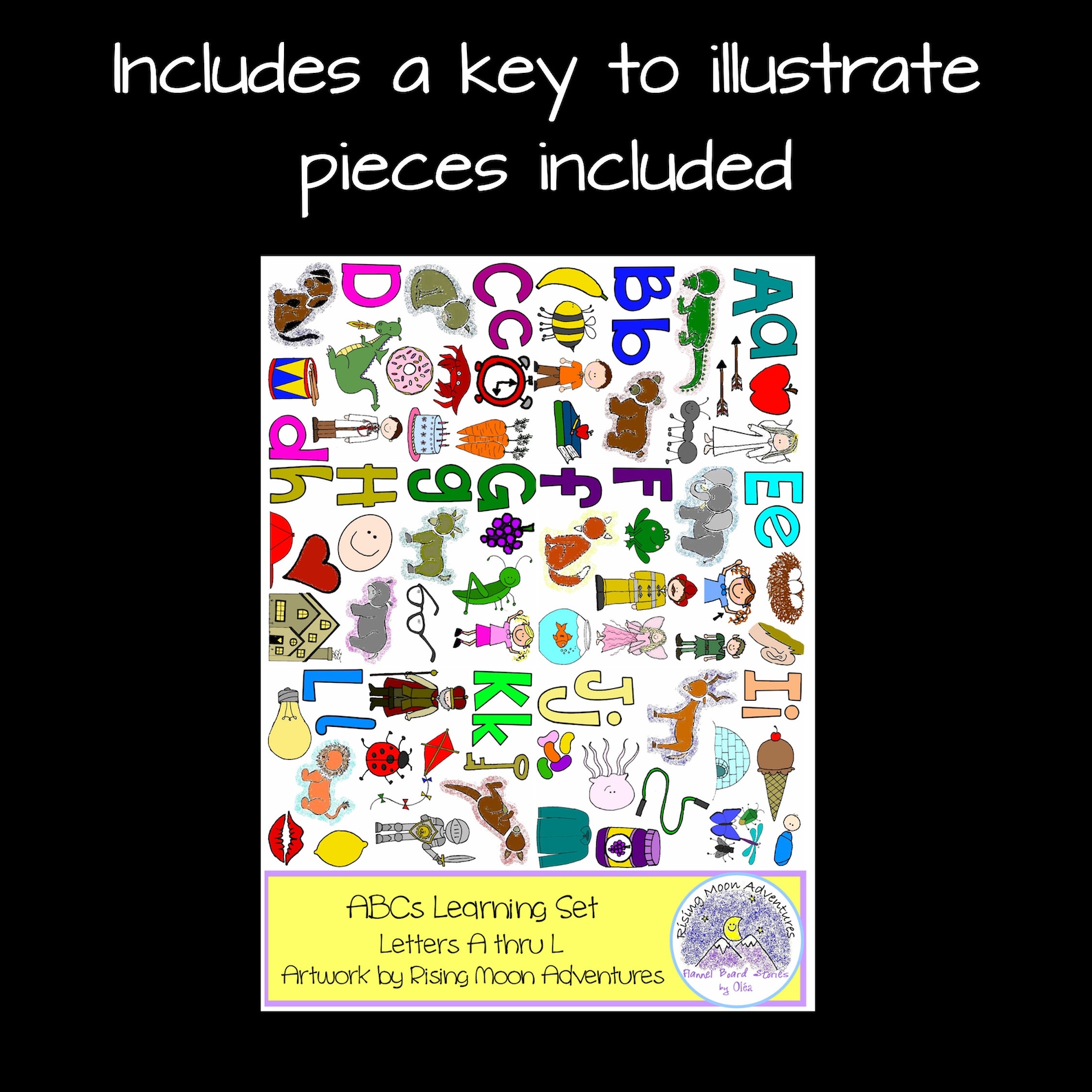 Abcs Alphabet Learning Set Download - Etsy