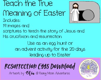 Easter Story Resurrection Eggs - Etsy