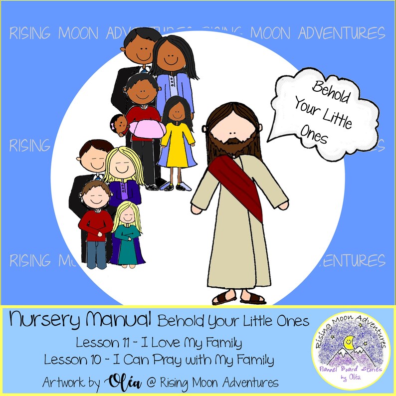 LDS Nursery Manual Behold Your Little Ones Lesson 11 I Love My - Etsy