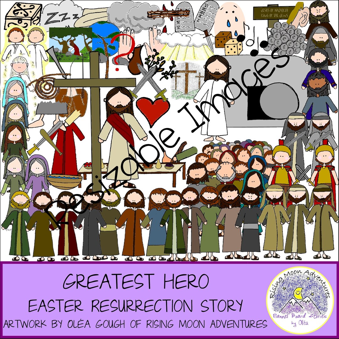 Easter Resurrection Story Resizable Images Download With Story Cards - Etsy
