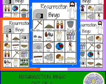 Life of Christ greatest Hero Bingo Game Set of 6 | Etsy