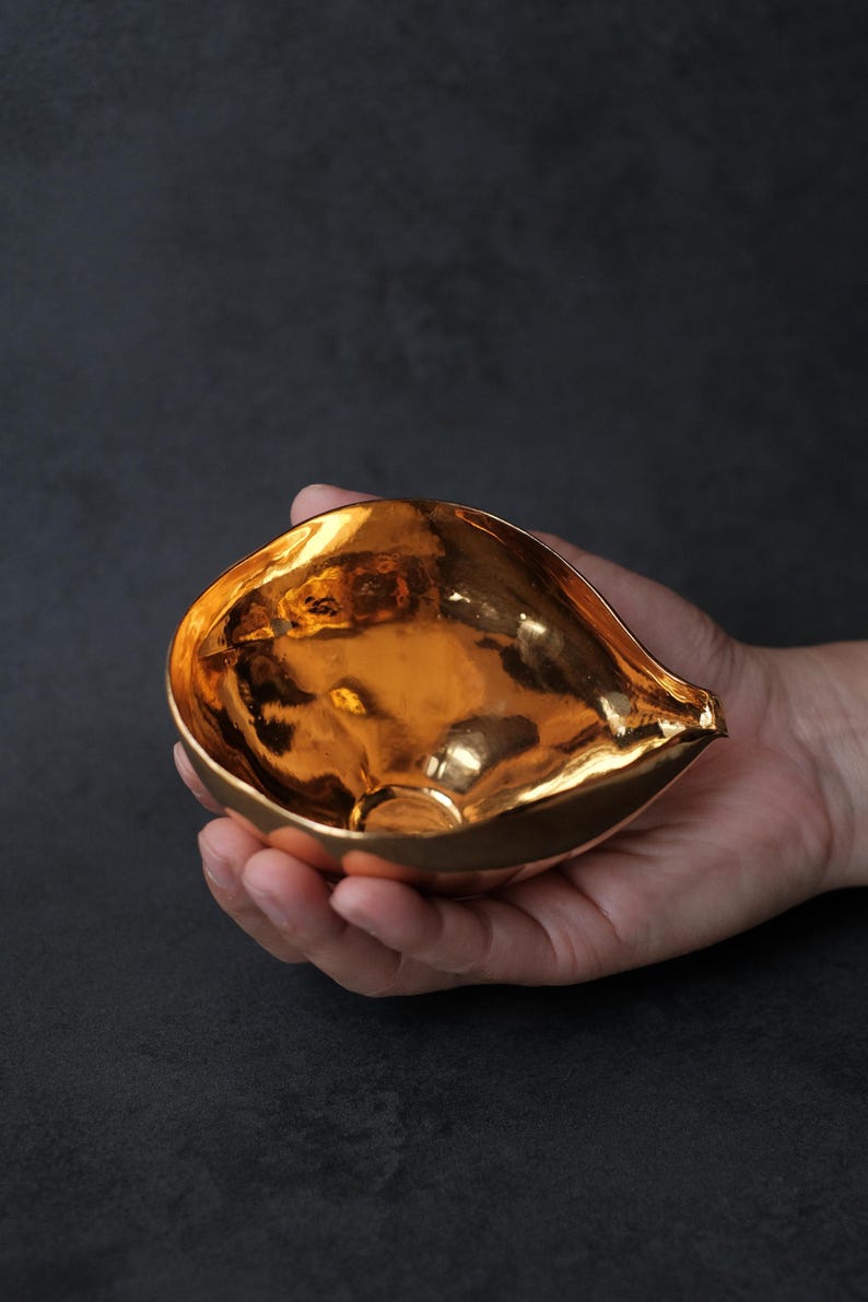 Handcrafted Thin-walled Tea Justice Cup, White Porcelain, Gold or ...