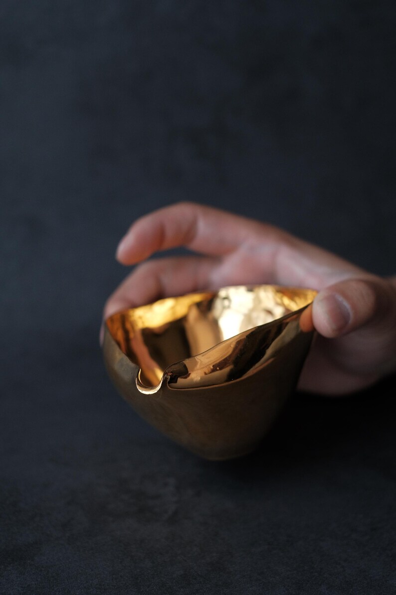 Handcrafted Thin-walled Tea Justice Cup, White Porcelain, Gold or ...