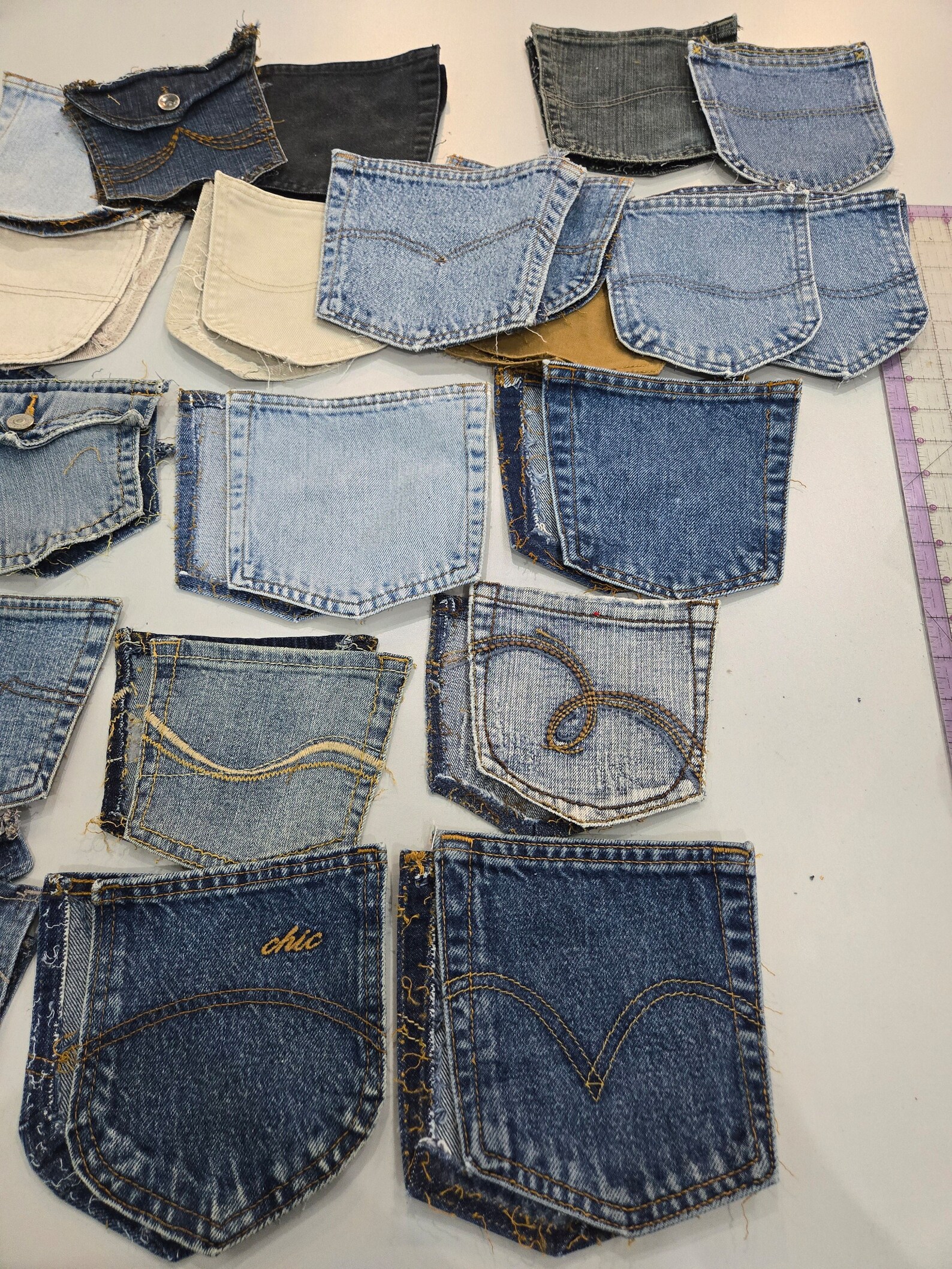 Pockets, Pockets, Pocket Lot 35 Pair of Pockets 70 Pockets for Crafting ...