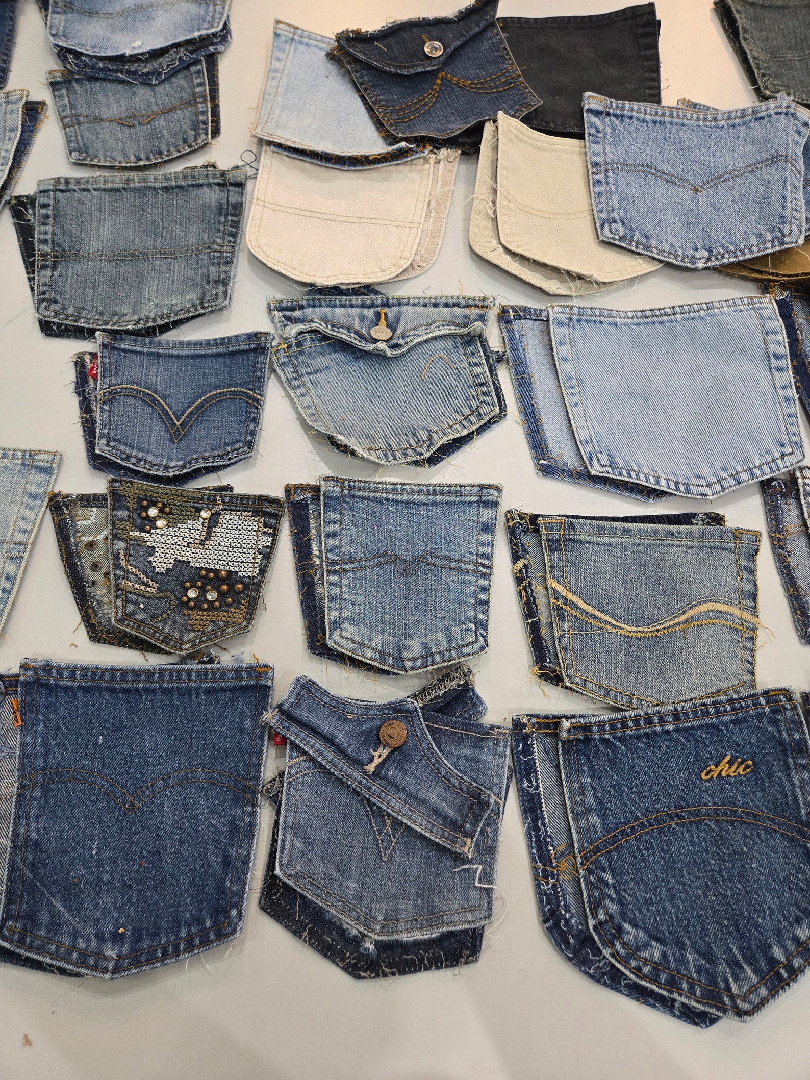 Pockets, Pockets, Pocket Lot 35 Pair of Pockets 70 Pockets for Crafting ...