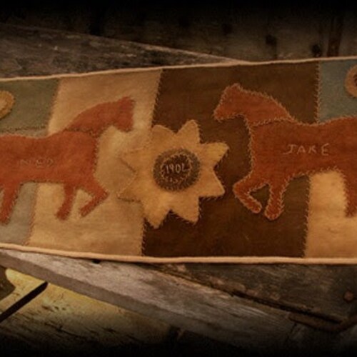 Penny Rugs Sewing Wool Applique by Janice Sonnen How To | Etsy