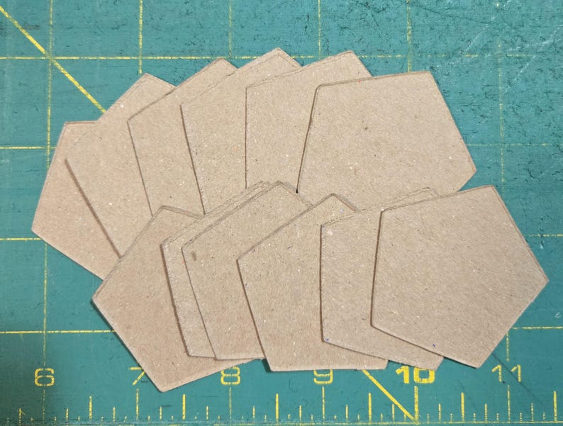 Chipboard Only for 3" Tall Pentagon Sewing Box - Etsy