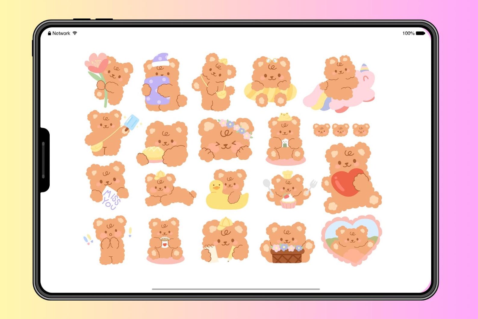 Goodnotes Kawaii Stickers | Kawaii Digital Sticker | Cute Digital ...