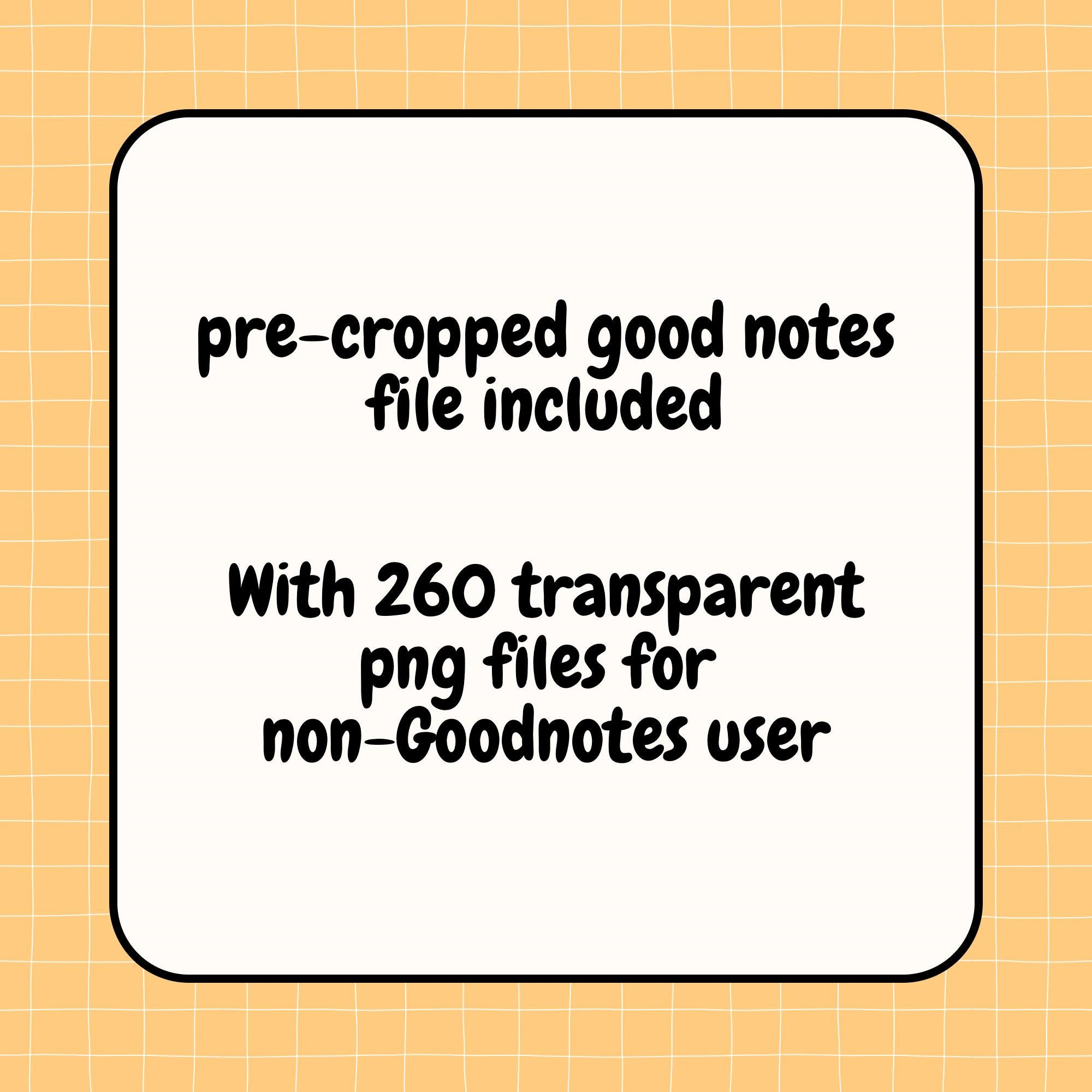 Goodnotes Planner Stickers | Digital Productivity Organization Pack ...