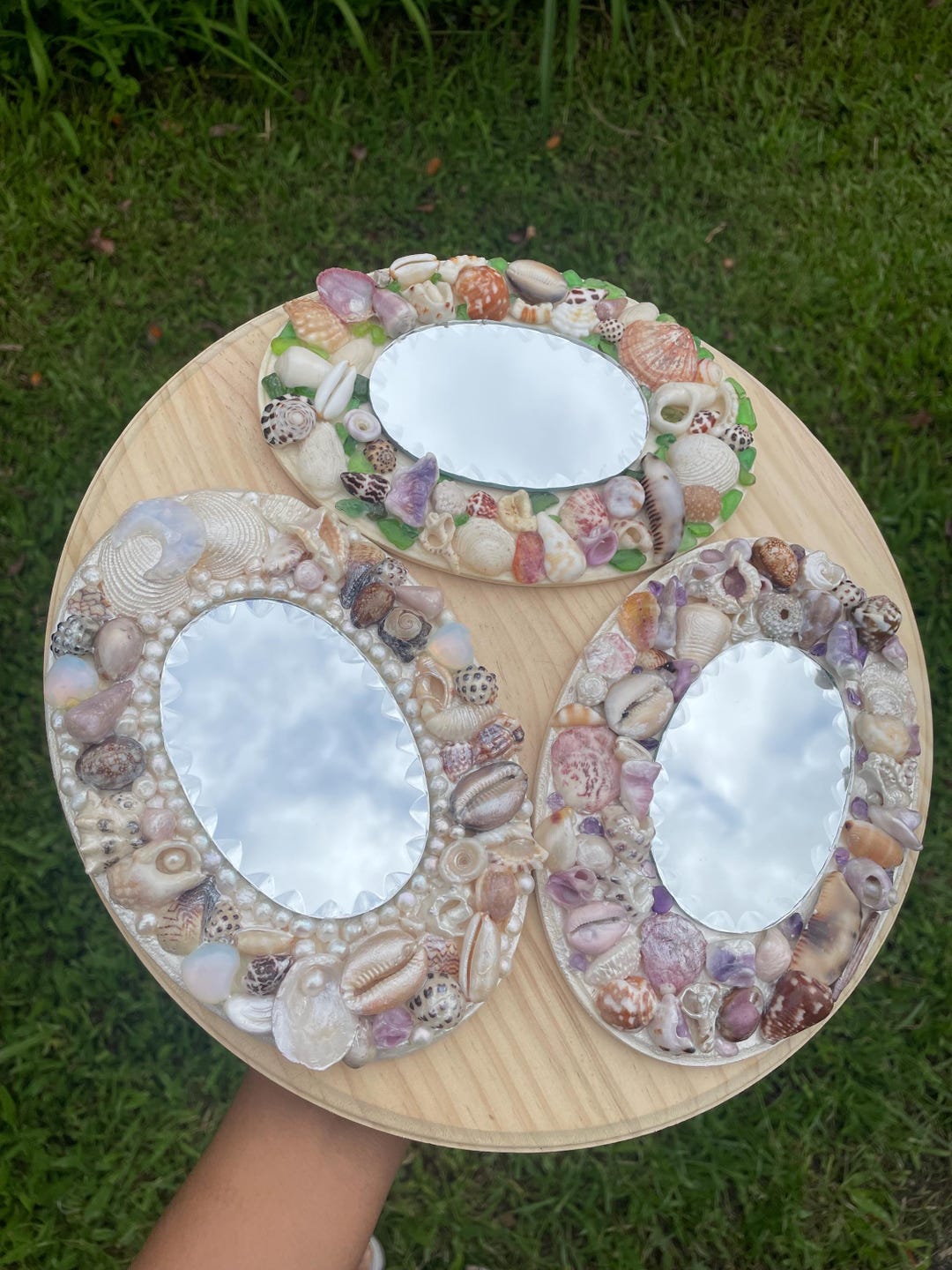 Seashell Mermaid Mirrors - Etsy