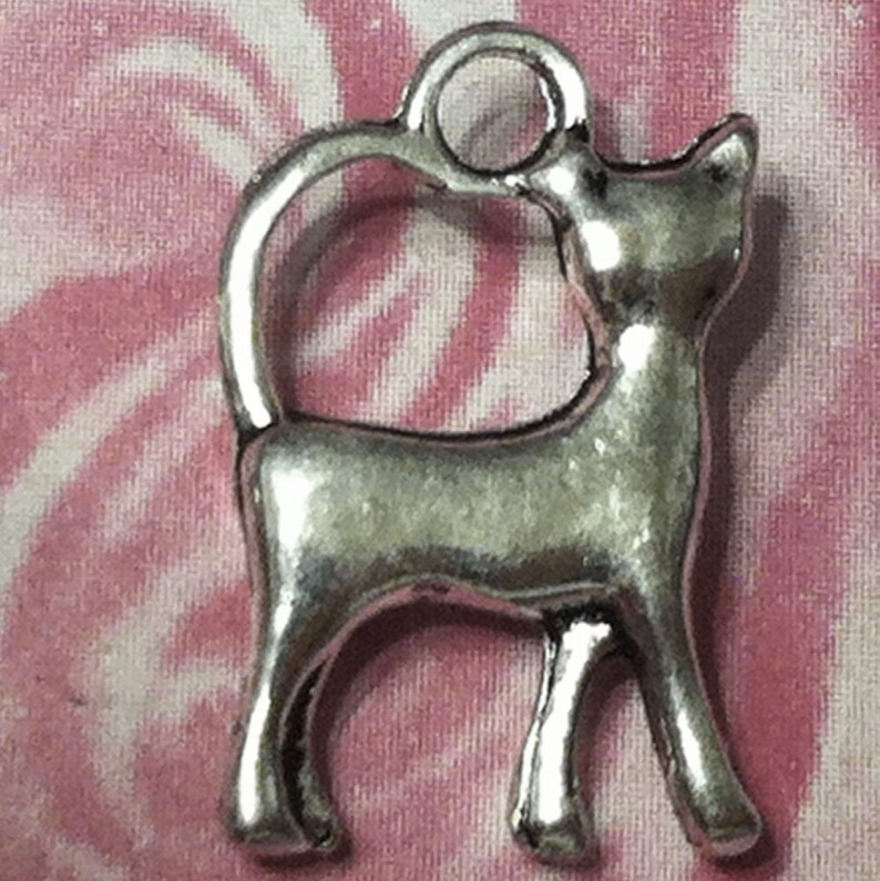 Cat Charms 10 Pc. Regal Cat 3D Cat Kitty Charms - Etsy