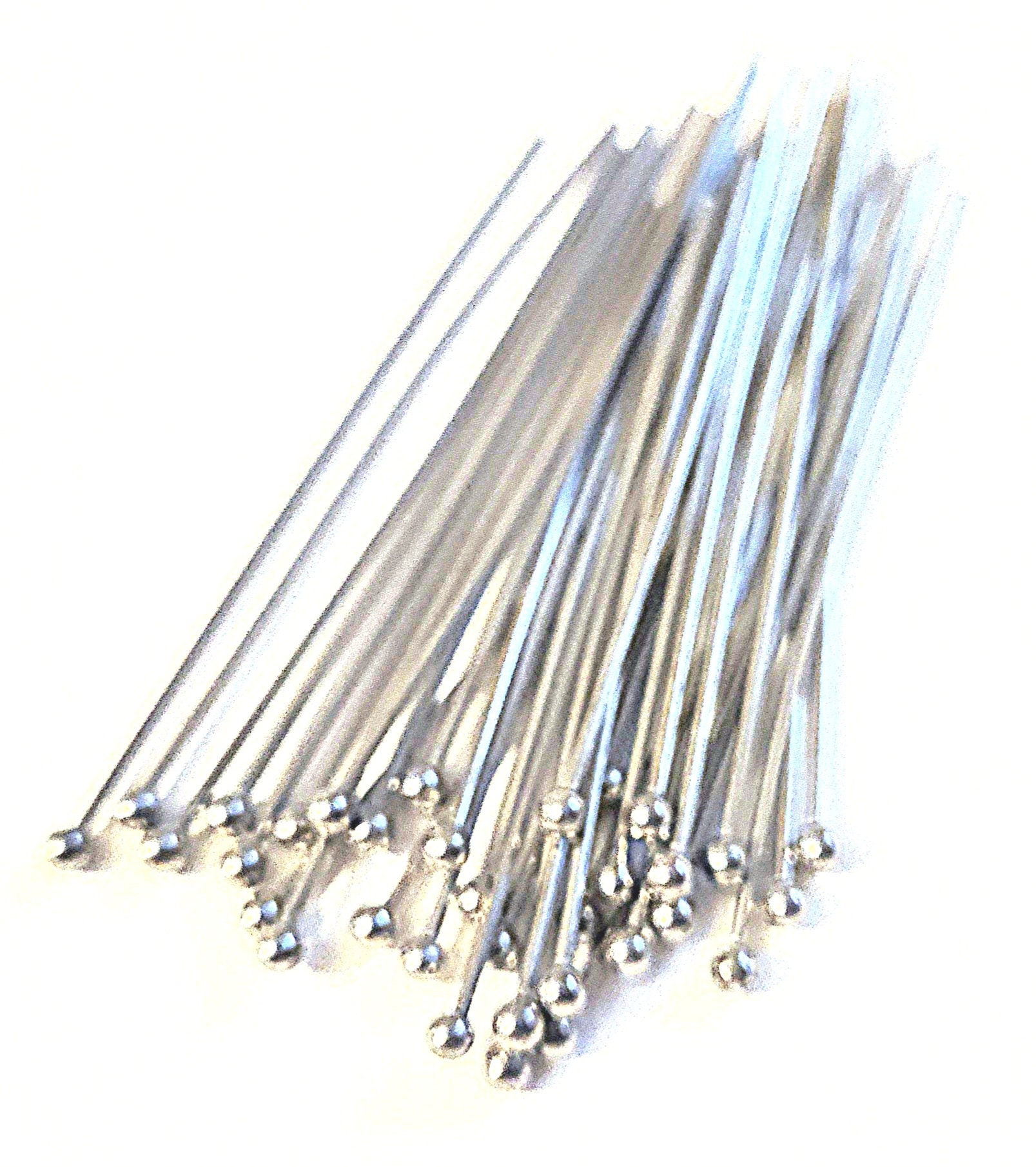 Ball Headpins - 100 Pcs. - 40 Mm Ball Headpins - 304 Stainless Steel ...
