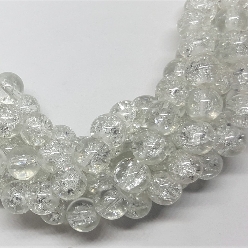 Clear Glass Beads - Etsy