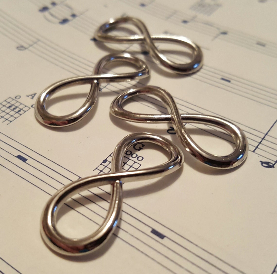 Infinity Charm 15 Pcs. Infinity Symbol Platinum Charm - Etsy