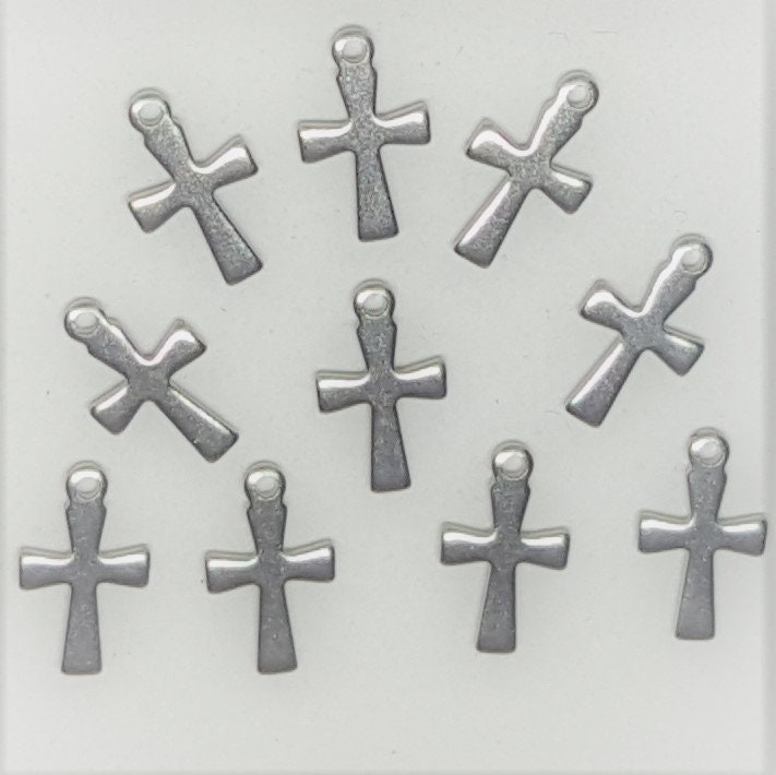 Tiny Crosses Cute Little Stainless Steel Crosses Tiny | Etsy