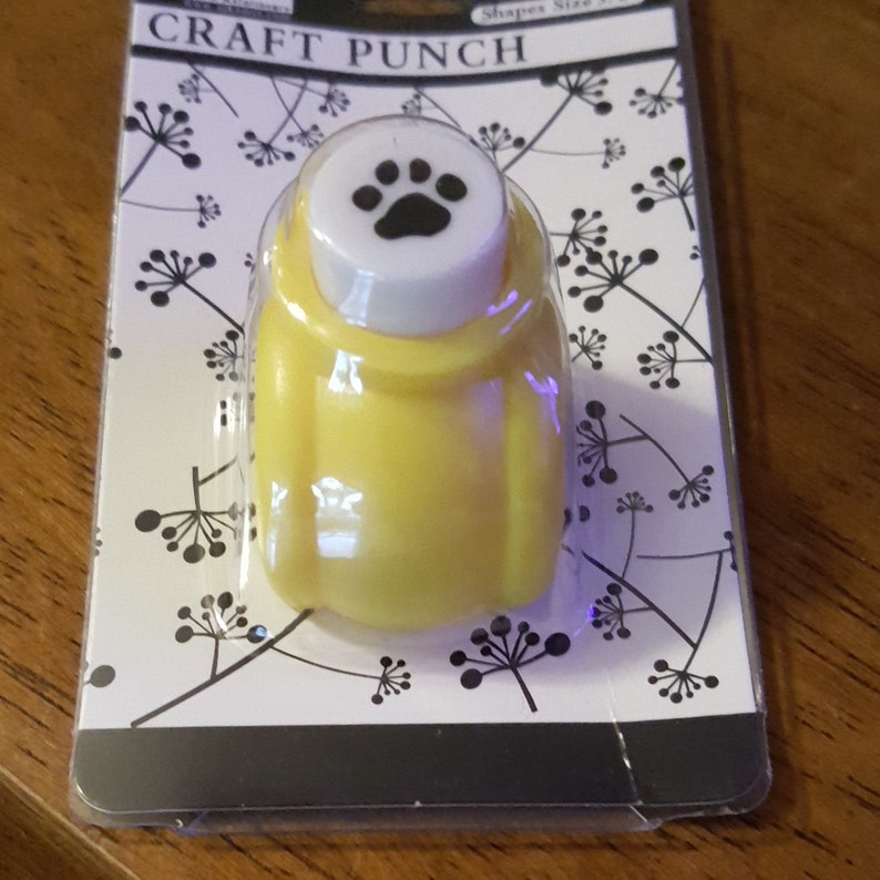 Paw Print Punch - Paw Hole Punch - Stationary Paw Punch - Dog Paw Punch ...