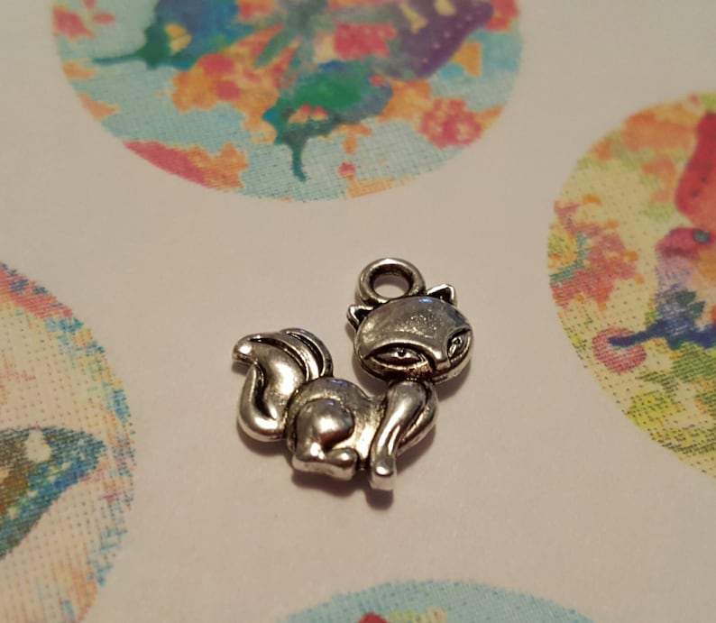 Fox Charms 10 Pc. Silver Fox Charm Vixen Fox Charm 3D - Etsy Ireland