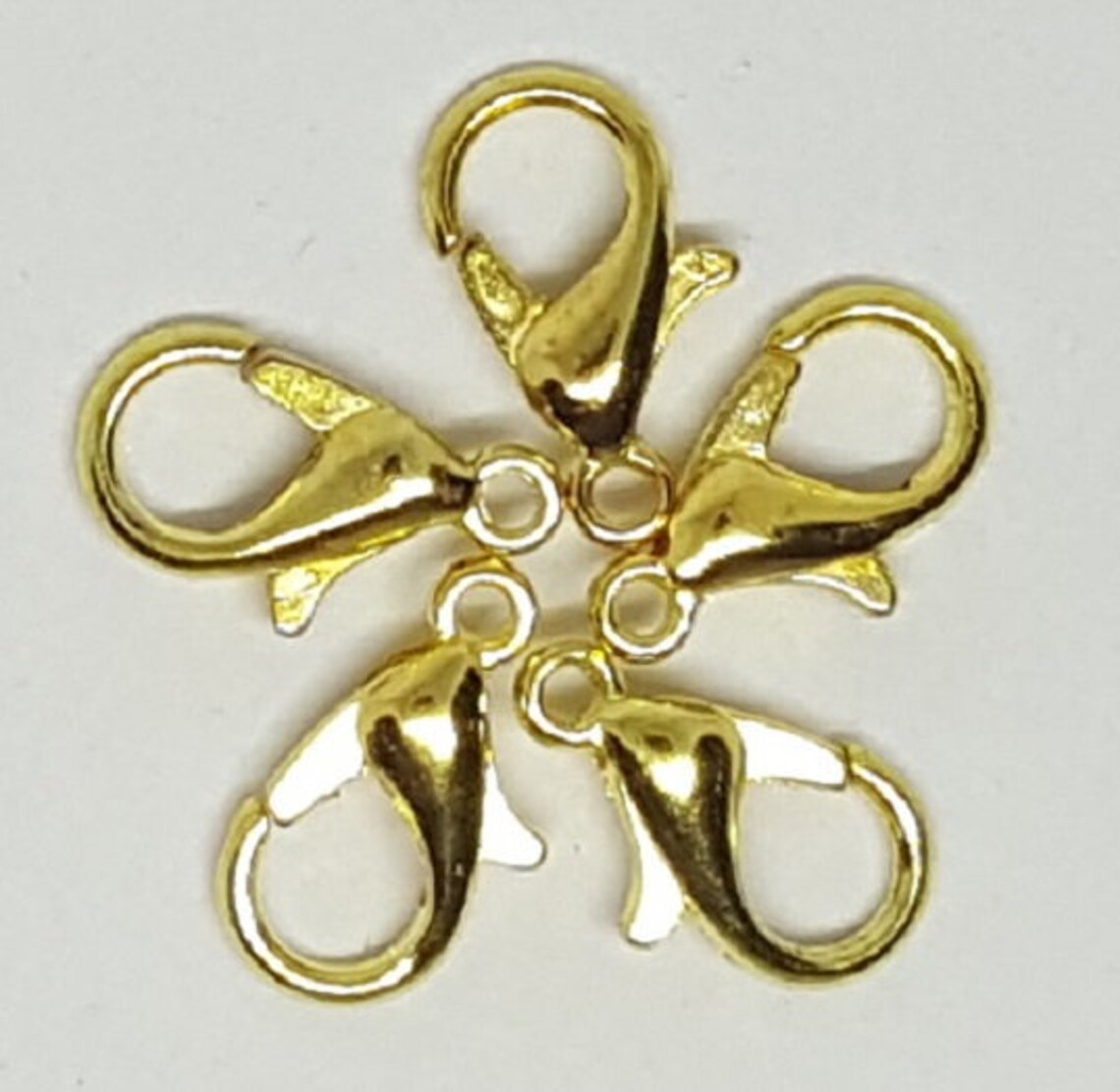 Lobster Claw - 50 Pcs. - Lobster Clasp - Lobster Claw Clasp - Gold ...