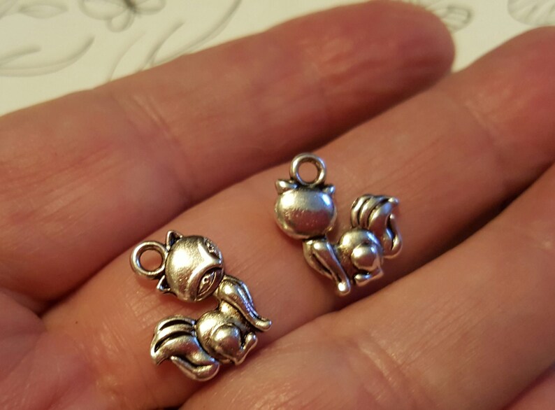 Fox Charms 10 Pc. Silver Fox Charm Vixen Fox Charm 3D - Etsy Ireland