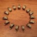 Antique Bronze Bails - 15 Pcs. - Large Hole - Tibetan Bails - Fancy ...