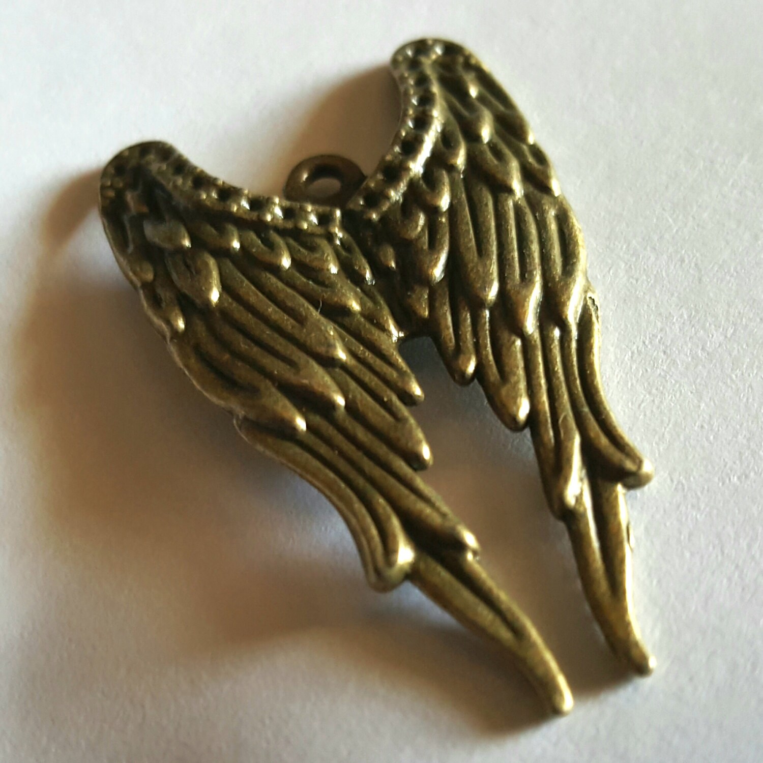 Angel Wing Charms 5pcs. Large Wings Pendant Bronze Wings | Etsy